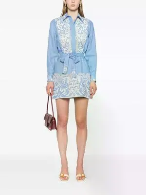 ALEMAIS Arion Linen Mini Dress