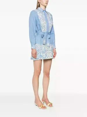 ALEMAIS Arion Linen Mini Dress