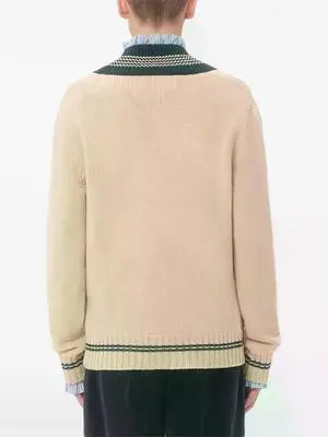 Valentino Garavani Le Chien De La Maison Jacquard Wool Sweater