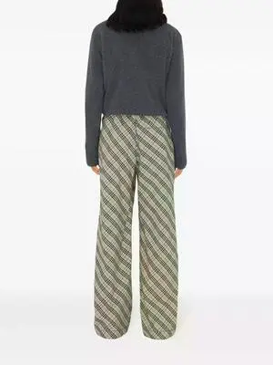 Burberry Vintage Check Cotton Trousers