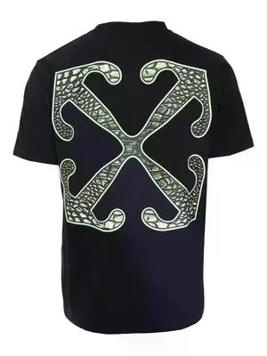 Off-White Croco Arrow-print T-shirt - Black