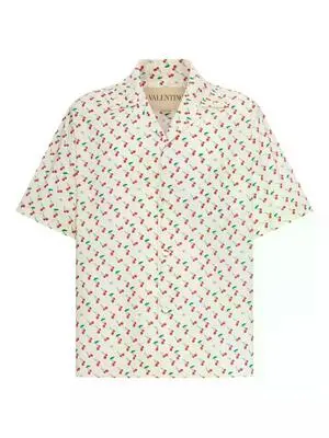 Valentino Garavani Cherryfic-print Bowling Shirt