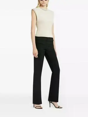 COURREGES Knitted Top With Logo Plaque