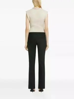 COURREGES Knitted Top With Logo Plaque