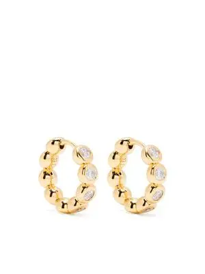 MISSOMA Tennis Small Hoop Earrings - Gold