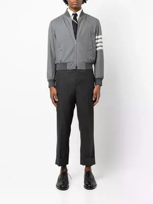 Thom Browne Stripe-detail Bomber Jacket