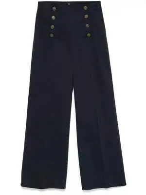 Etro Pegaso Buttons Trousers - Blue