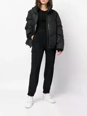 PLEIN SPORT Logo-print Puffer Jacket