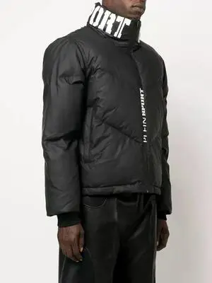 PLEIN SPORT Logo-print Puffer Jacket