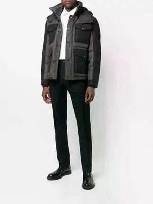 Canali Hooded Padded Jacket