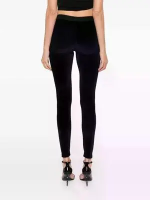 TOM FORD Velvet Logo-detail Leggings