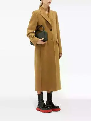 MSGM Notched-lapel Button-fastening Coat