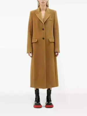 MSGM Notched-lapel Button-fastening Coat