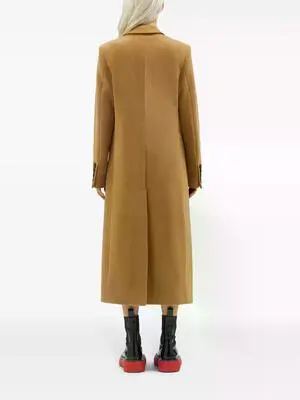 MSGM Notched-lapel Button-fastening Coat