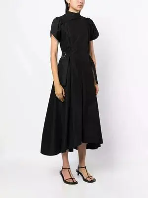 3.1 Phillip Lim High-neck Flared Midi Dress