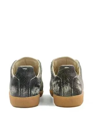 MAISON MARGIELA Replica Lace-up Sneakers - Black