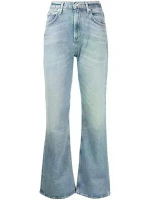 Citizens Of Humanity Vidia High-waisted Flared Jeans - Blue