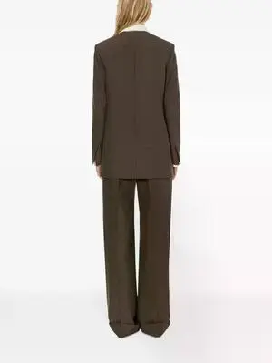 Philosophy Di Lorenzo Serafini Lapel-less Double-breasted Blazer