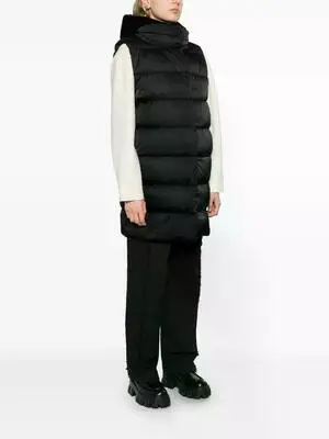 Herno Padded Gilet With Detachable Faux-fur Hood