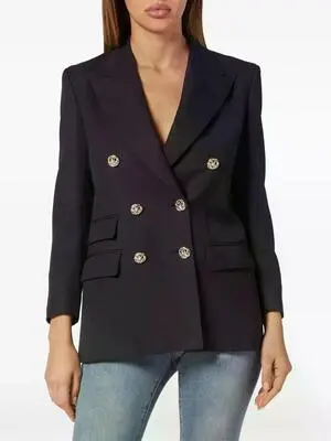 Philipp Plein Double-breasted Wool Blazer