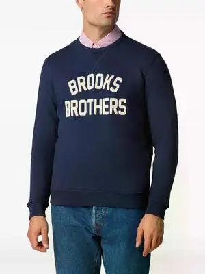Brooks Brothers Logo-embroidered Terry Sweatshirt