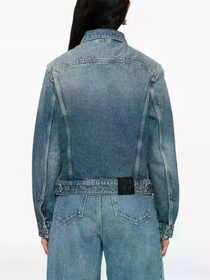 Off-White Distressed Denim Jacket