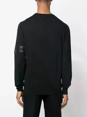 BILLIONAIRE Snakeskin-effect Fine-knit Jumper