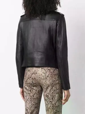 Philipp Plein Leather Biker Jacket