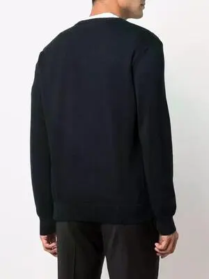 Philipp Plein Logo-patch V-neck Jumper