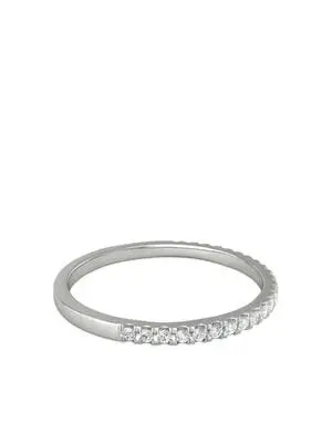 VEYNOU 18kt Recycled White Gold Diamond Ring - Silver