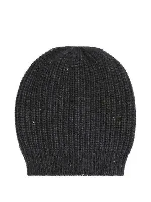 Brunello Cucinelli Chunky Knit Beanie Hat