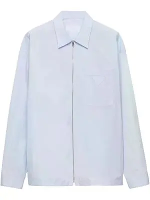 Prada Cotton Zip-up Shirt