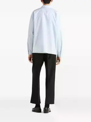 Prada Cotton Zip-up Shirt