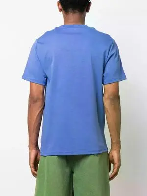 Gcds Logo-print Cotton T-shirt - Blue