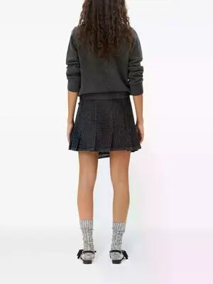 GANNI Embroidered Logo Jumper