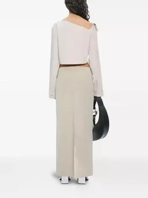 HELIOT EMIL High-waisted Haematite Skirt