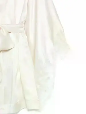 Carine Gilson Silk Robe - Neutrals