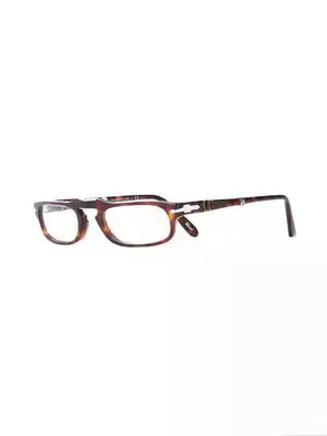 Persol Tortoiseshell Rectangle Eyeglasses