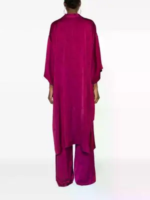 FORTE_FORTE Star-jacquard Satin Coat