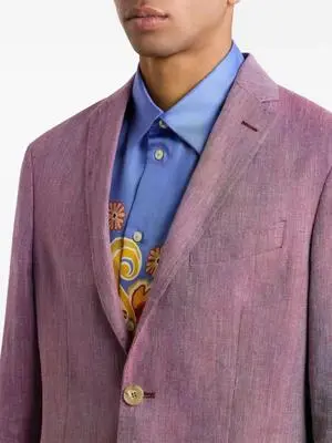 Etro Slub-texture Blazer - Pink