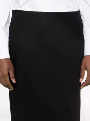 Carven Wool Midi Skirt