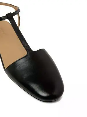 Marsèll Distesa Leather Flat Pumps - Black
