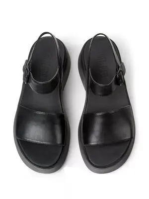 Camper Tasha Buckle-strap Platform Sandals - Black