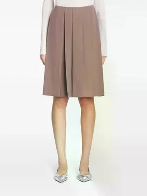 LANVIN Pleated Culotte Shorts
