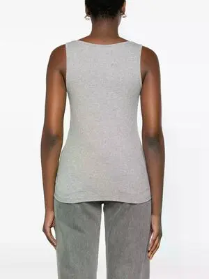 TOTEME Classic Ribbed Tank Top - Grey