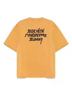 SOCIETE ANONYME Logo-print T-shirt - Yellow