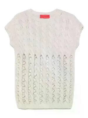 WILD CASHMERE Licia Top - Neutrals