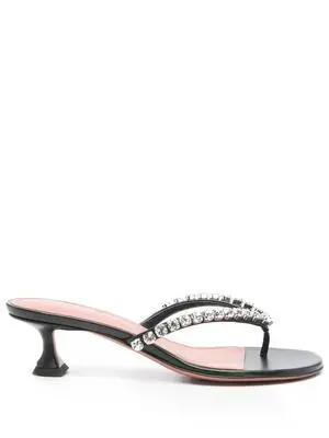 Amina Muaddi 40mm Gigi Sandals