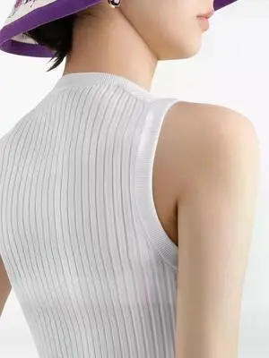 Dolce & Gabbana Ribbed Sleeveless Knit Top