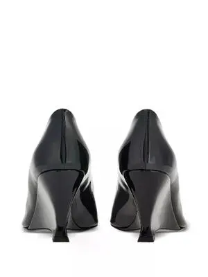 FERRAGAMO 70mm Wedge-heel Leather Pumps
